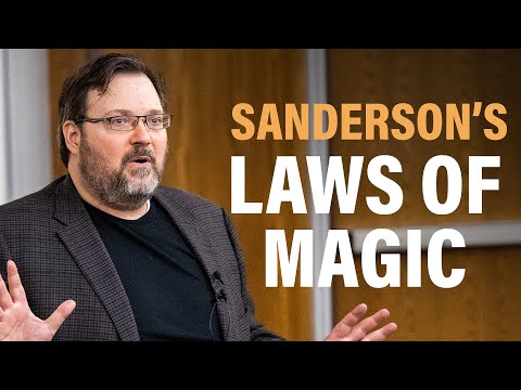 Sanderson S Laws Of Magic Brandon Sanderson S Writing Lecture 7