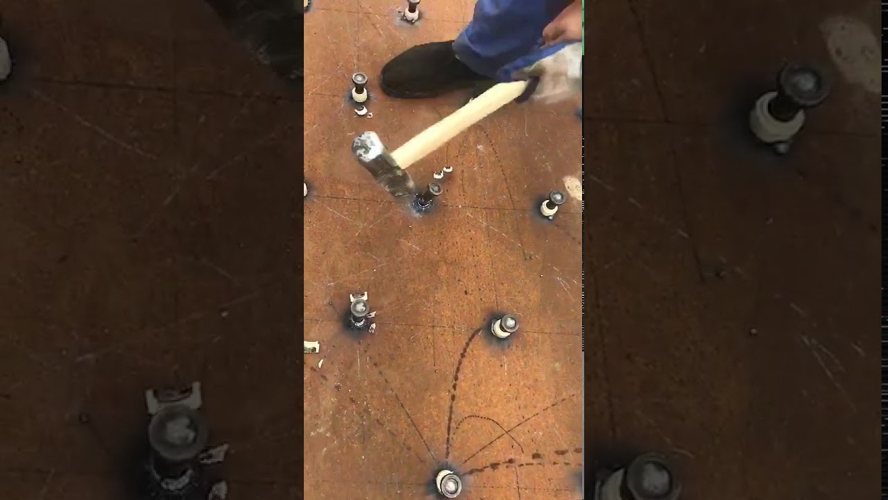 Bend Testing For Shear Studs Using Hammer Sino Stone Youtube