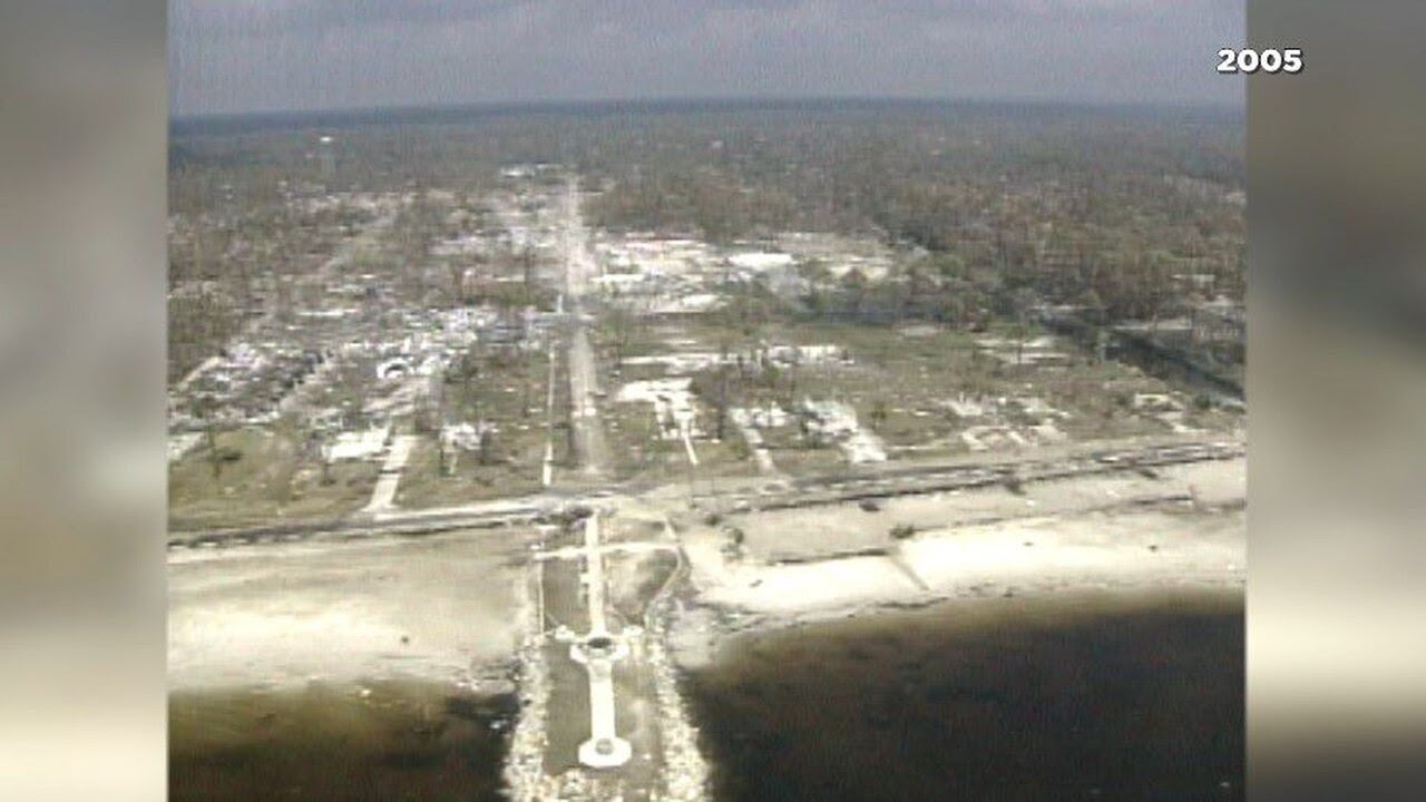 Hurricane Katrina Devastates The Mississippi Gulf Coast Youtube