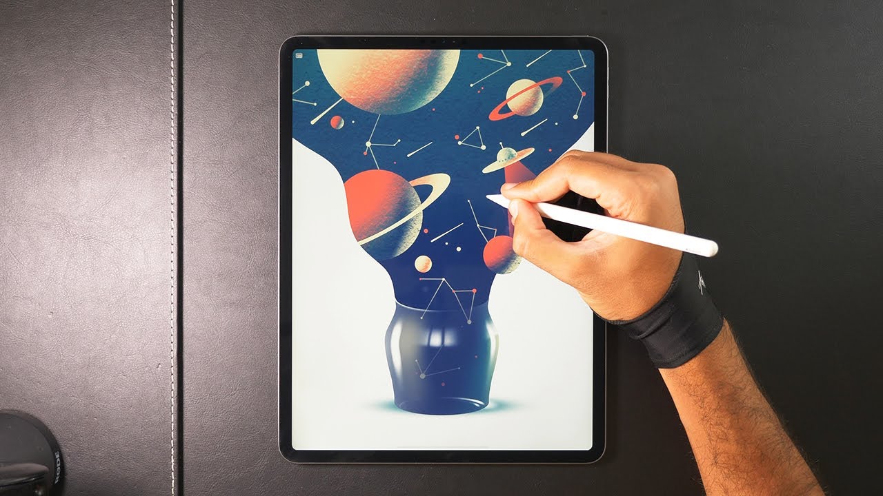 Galaxy Jar рџ Procreate Drawing Youtube