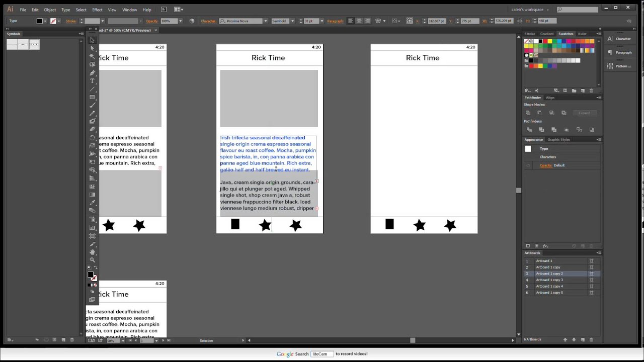 Wireframing With Adobe Illustrator Boller Youtube