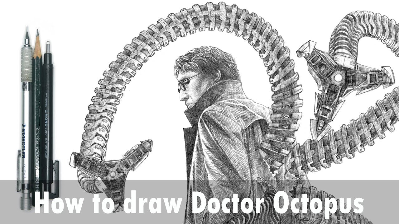 How To Draw Doctor Octopus Spider Man No Way Home Youtube