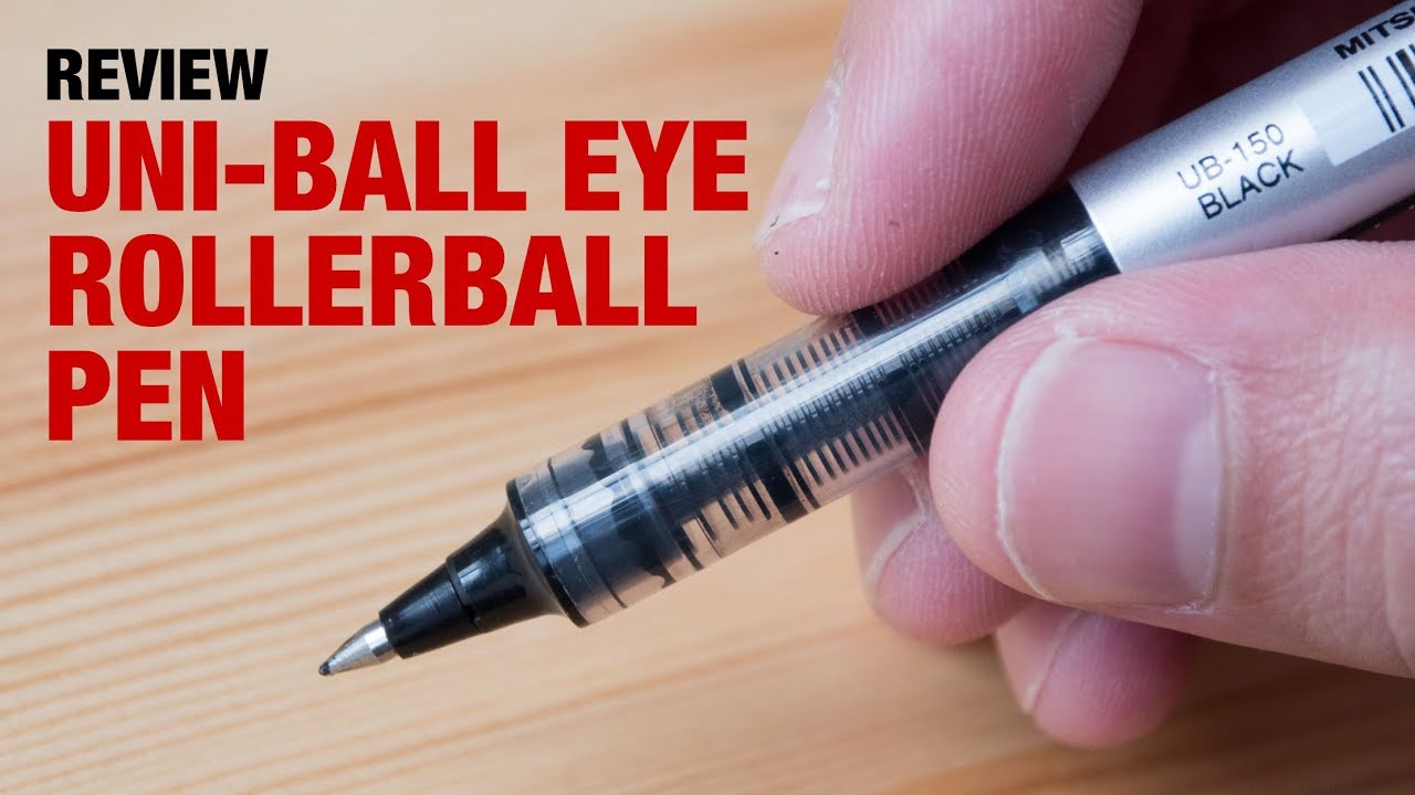 Artist Review Uniball Eye Rollerball Pen Youtube