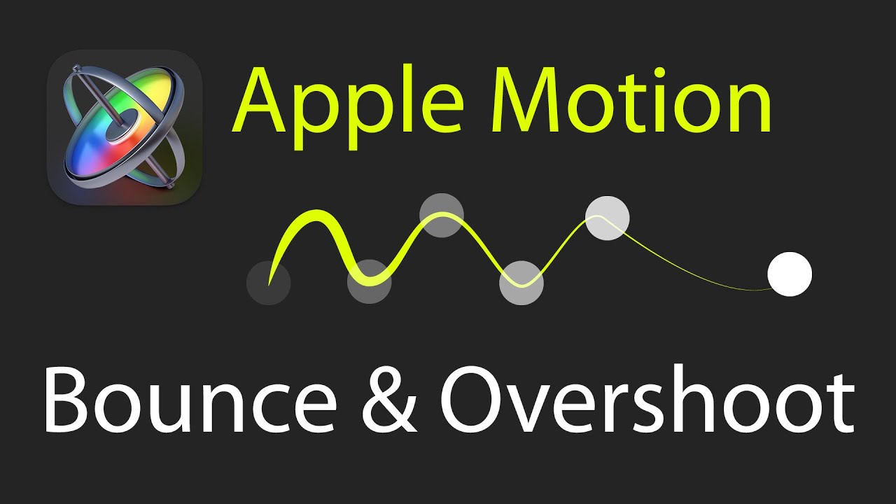 Apple Motion Overshoot Bounce Effect Youtube
