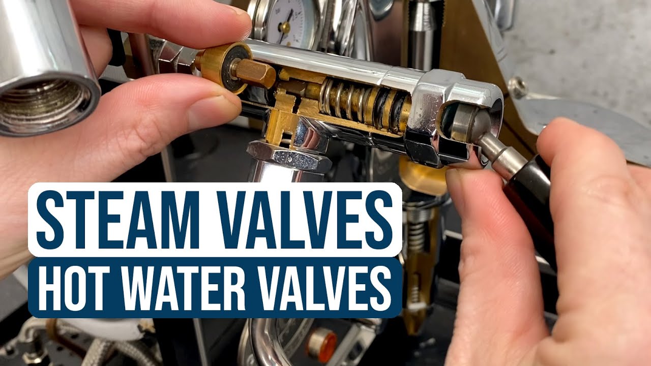 How It Works Espresso Machine Steam Hot Water Valves Youtube