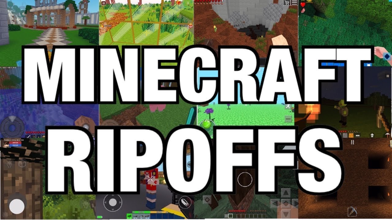 Ranking The Dumbest Minecraft Ripoffs Hilarious Tier List Youtube