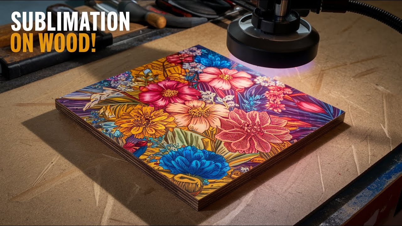 Mastering Sublimation On Wood Tips For Vibrant Prints Youtube