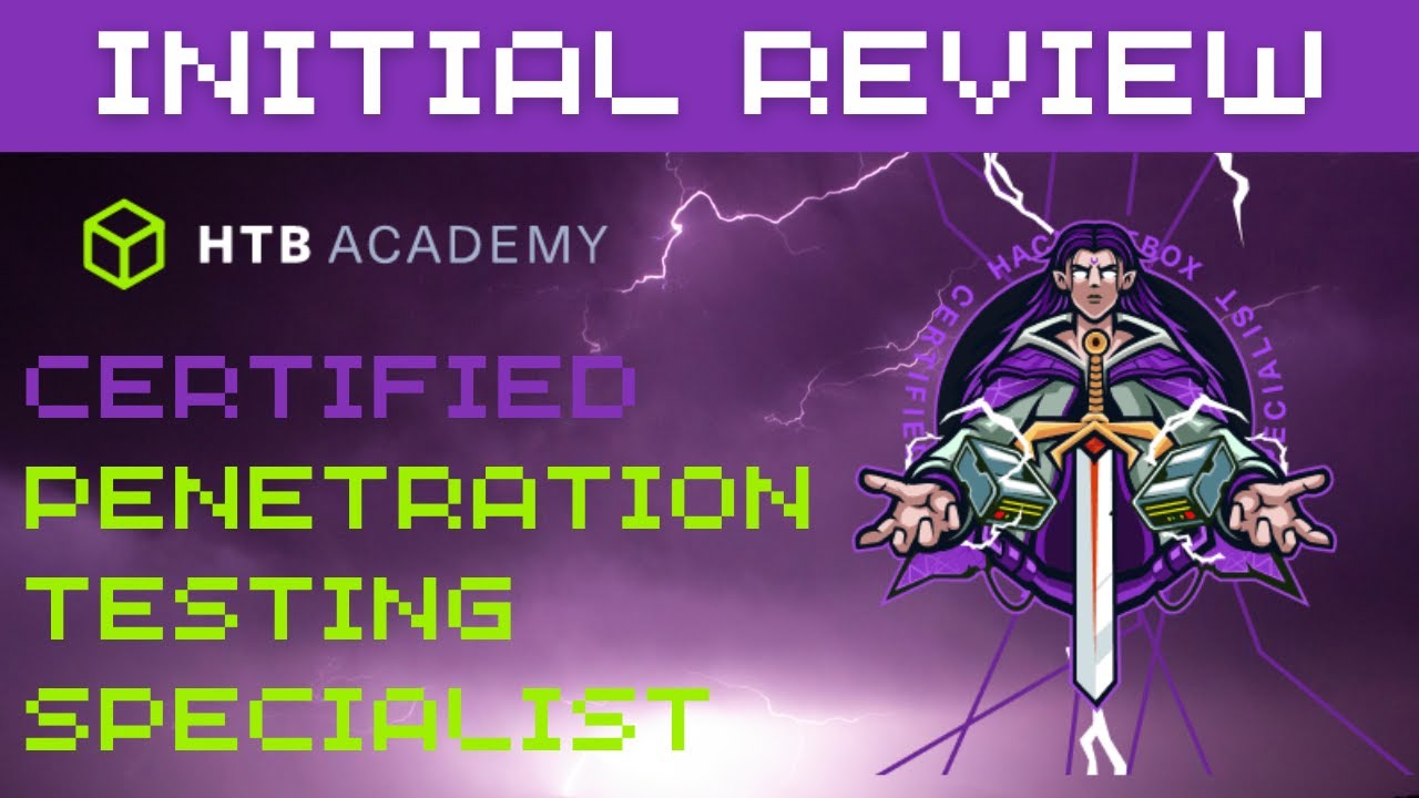 Hackthebox Certified Penetration Testing Specialist Initial Review