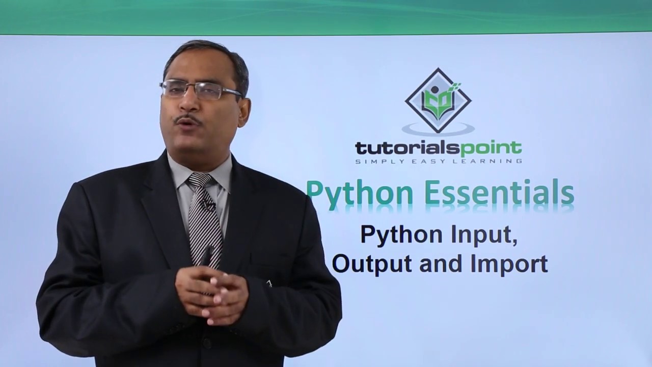 Python Input Output And Import Youtube