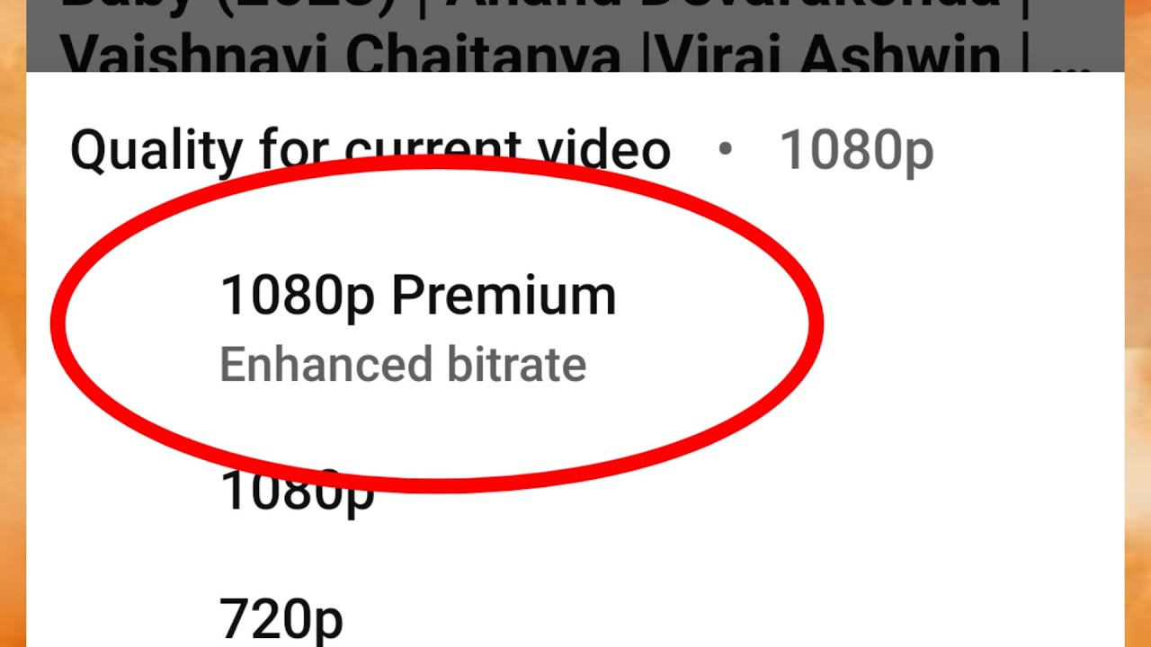 What Is Youtube 1080p Premium Enhanced Bitrate How To Use Youtube
