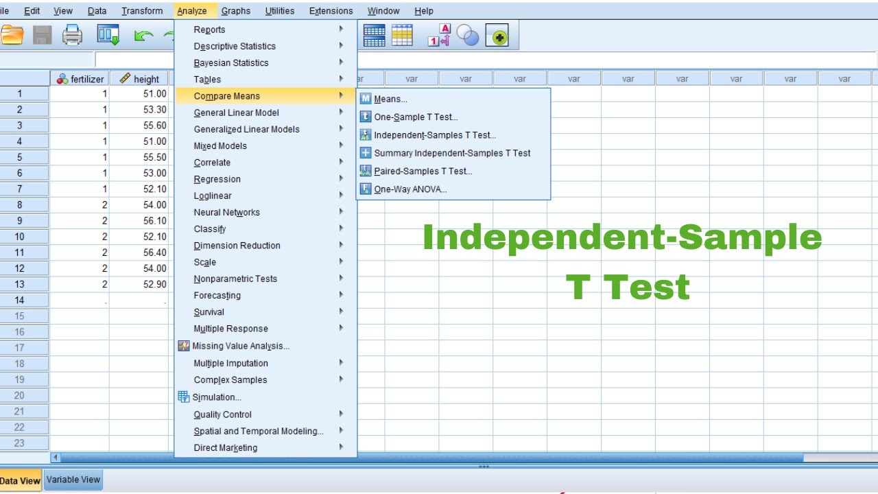 Spss Independent Sample T Test Interpretation In 4 Minutes Youtube
