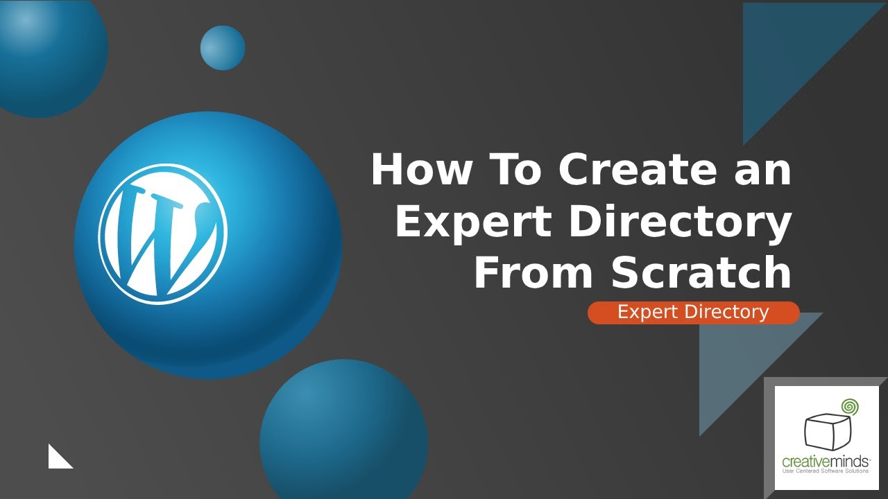 How To Create An Expert Directory From Scratch Wordpress Youtube
