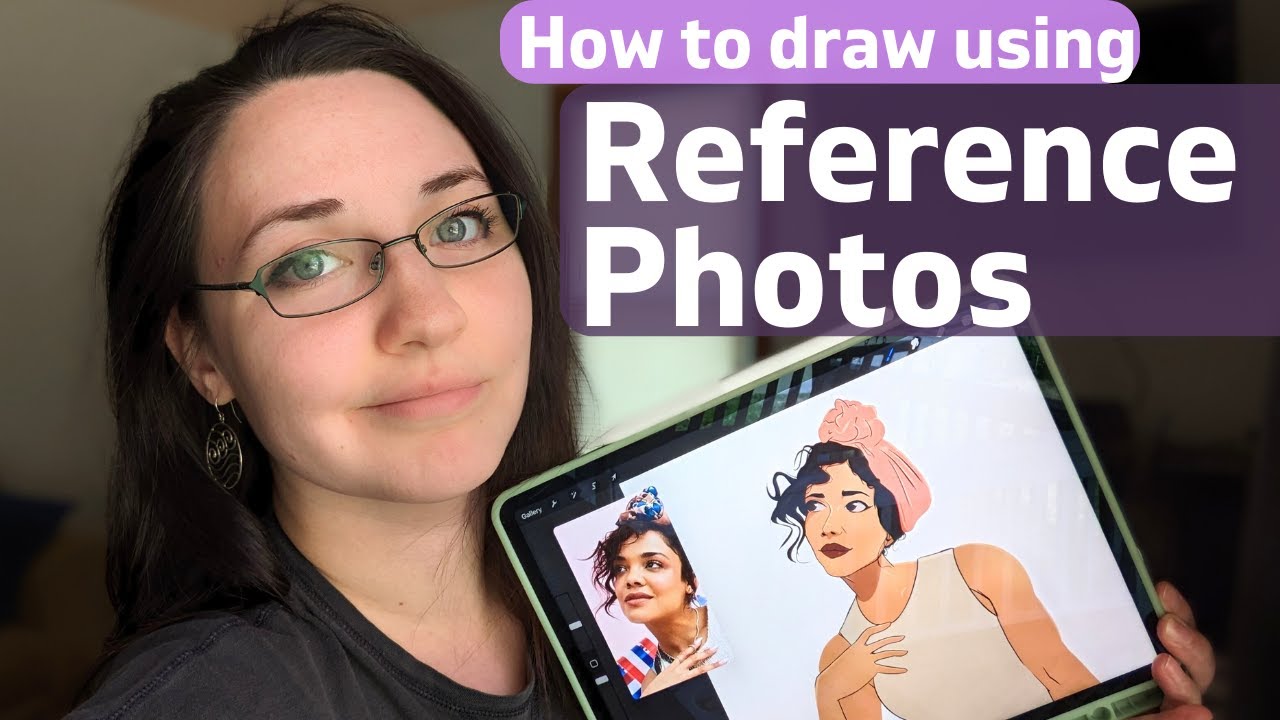 How To Draw Using A Reference Photo Youtube