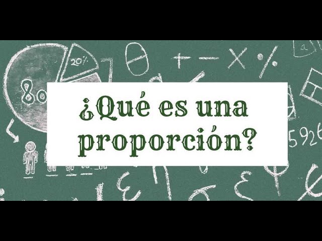 Qu Son Las Proporciones Super Facil Para Principiantes