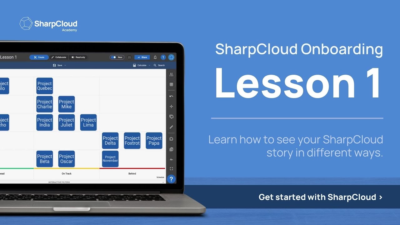 Sharpcloud Onboarding Lesson 1 Youtube