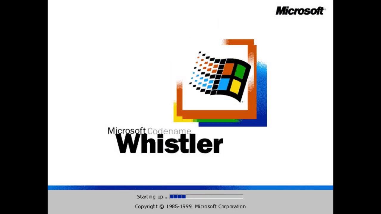 Real Windows Whistler Startup And Shutdown Sounds Youtube
