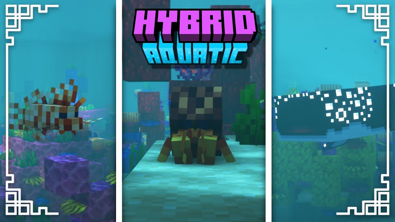 This Is The Best Aquatics Mod In Minecraft Hybrid Aquatic Fabric 1 19
