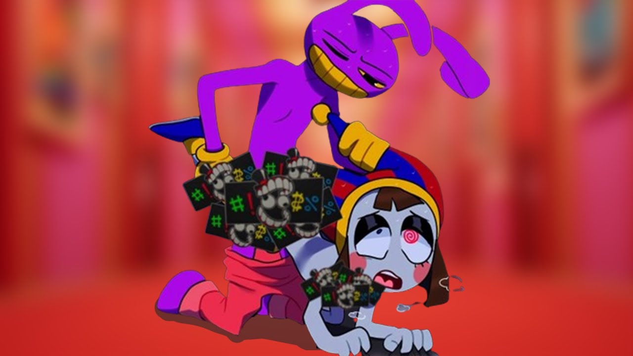 Pomni X Jax Pomni Dared To Kiss Jax 亞 The Amazing Digital Circus