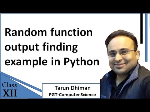 Random Function Output Finding Question In Python Class 12th Cbse Youtube
