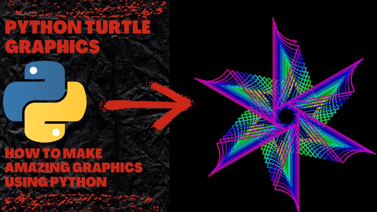 Python Turtle Draw A Amazing Graphic Using Python Turtle Module