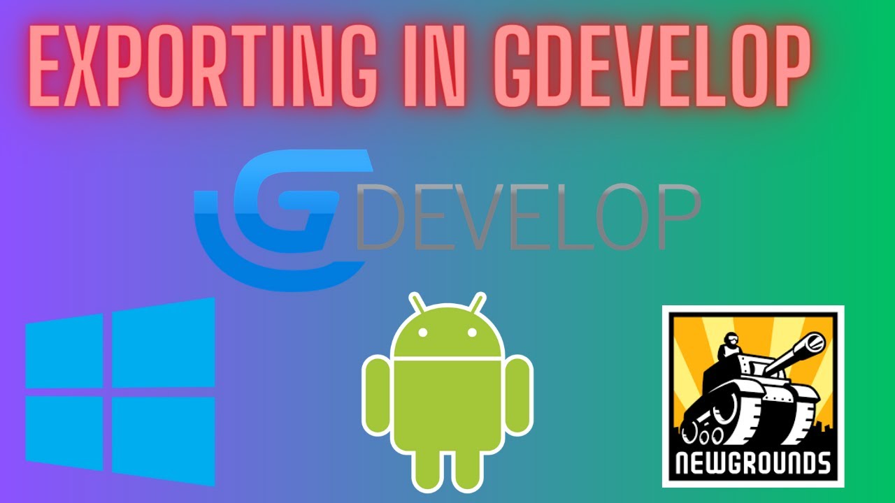 Exporting In Gdevelop Under 10 Minutes Youtube