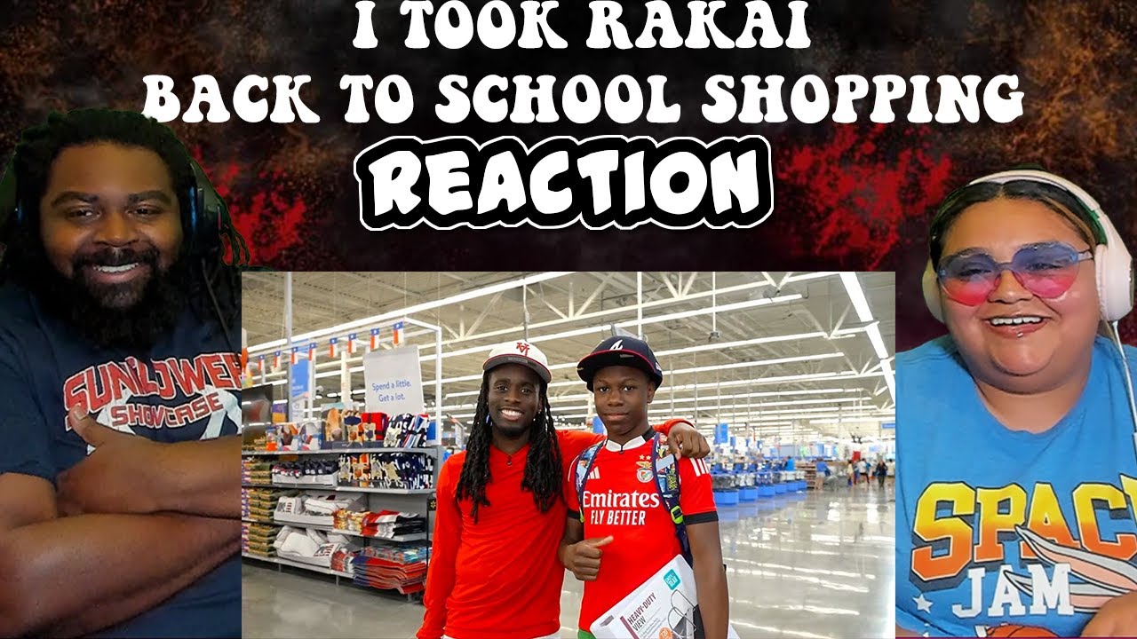 Kai Cenat I Took Rakai Back To School Shopping Reaction Youtube