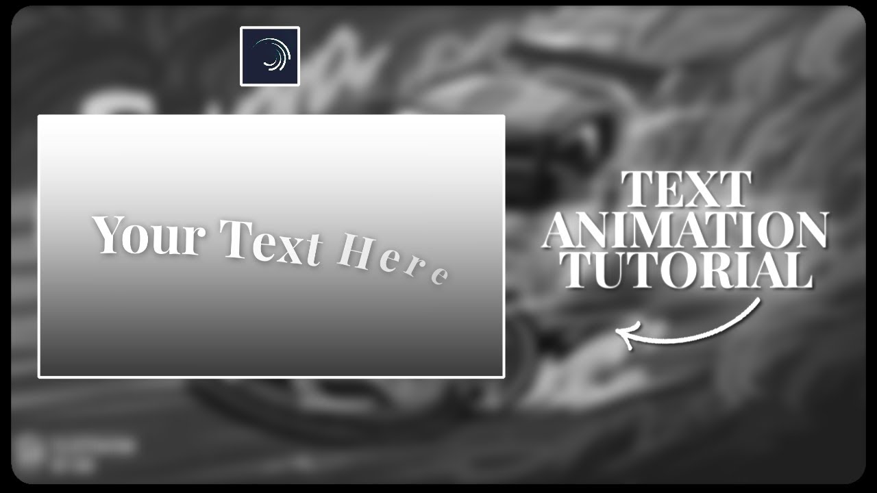 Text Animation Tutorial Alight Motion Youtube