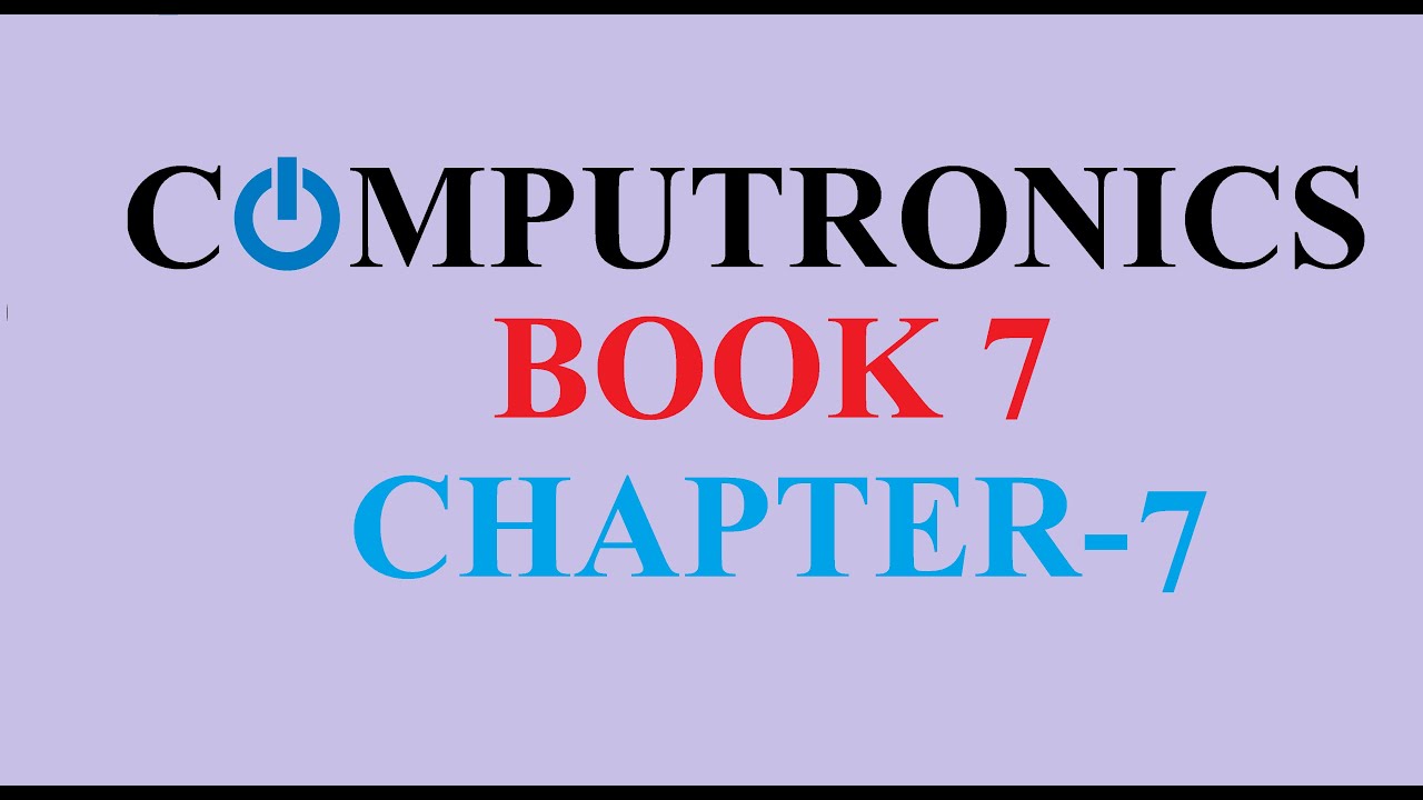 Chapter 7 Youtube