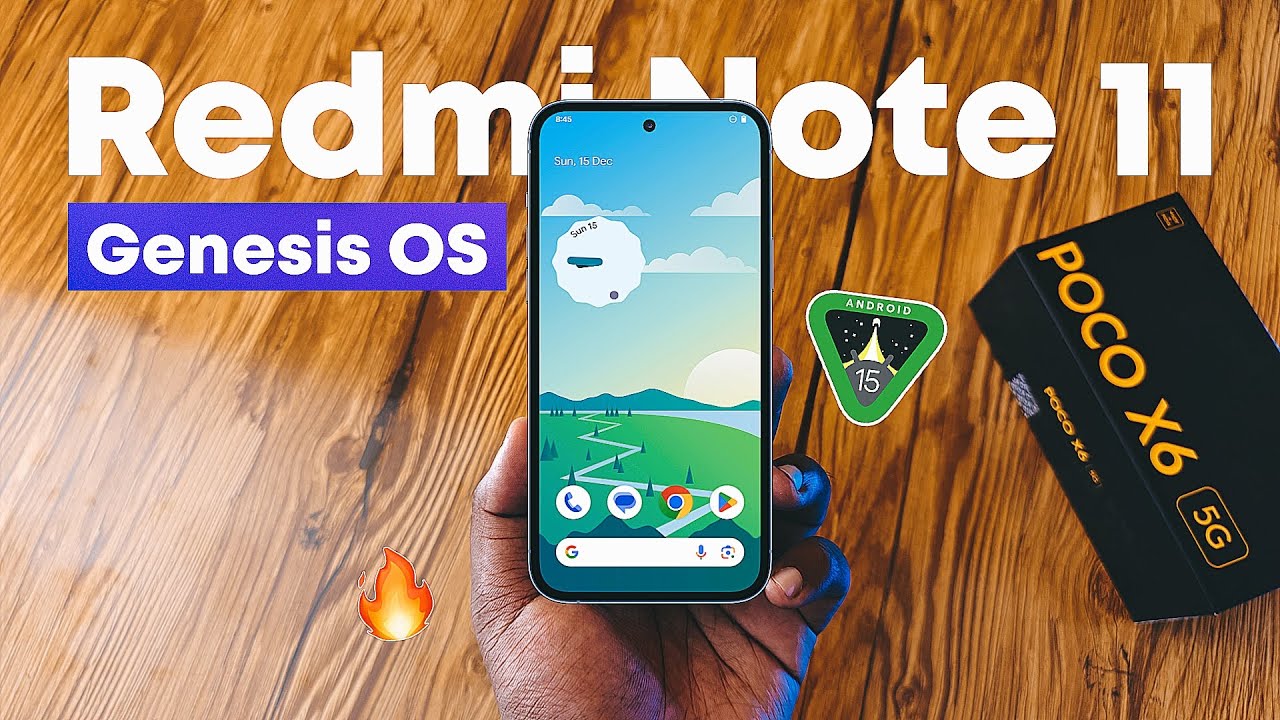 Redmi Note 11 Android 15 Custom Rom Install Genesis Os Youtube