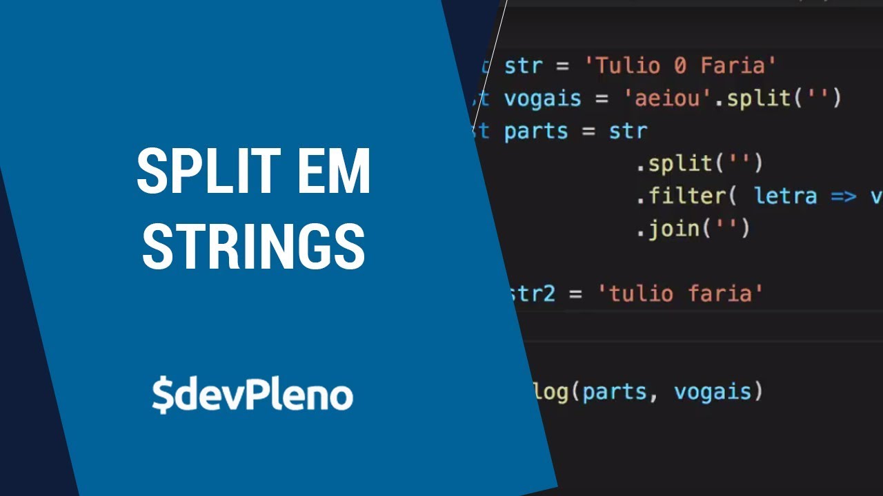 Dicas Utilizando O Split Em Strings Youtube