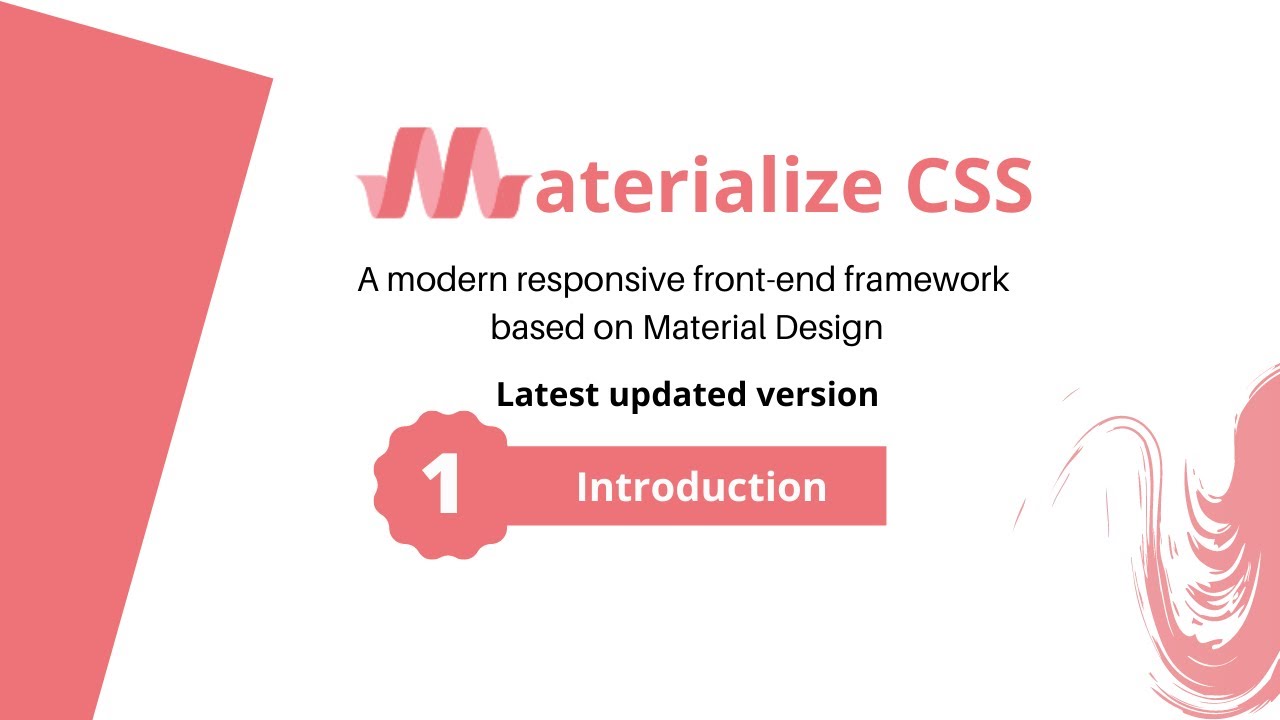 What Is Materialize Css Materialize Css Introduction 1