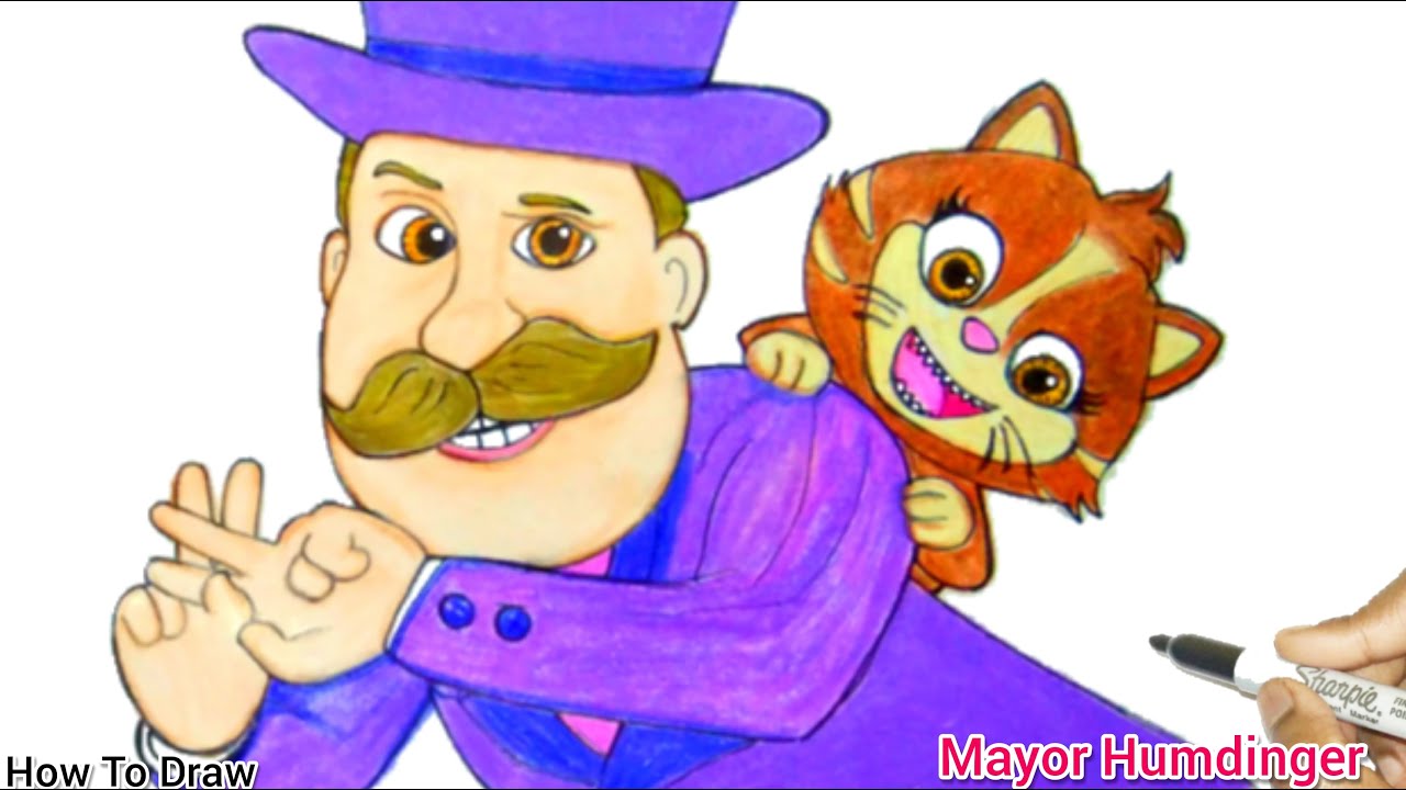 Paw Patrol Mayor Humdinger Coloring Pages купить щенячий