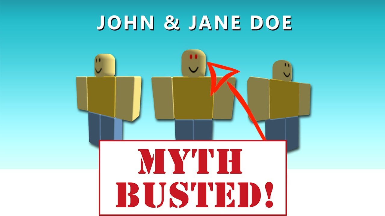 John And Jane Doe Real Backstory Roblox Myth Solved Youtube