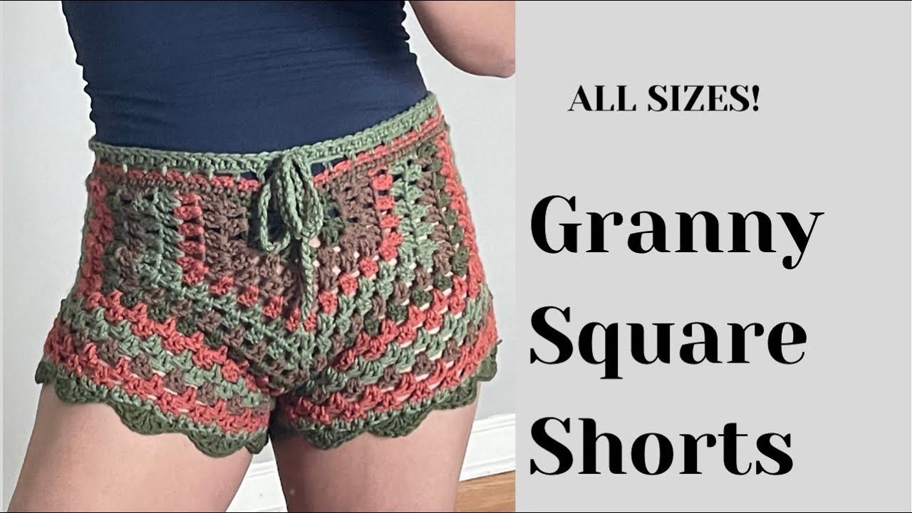 Granny Square Crochet Shorts Pairs Patterns Ravishing Make These Think
