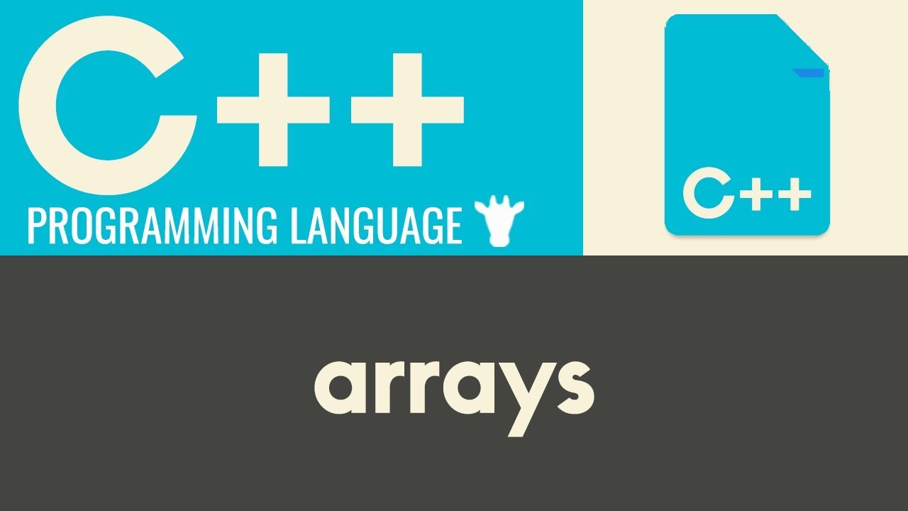 Arrays C Tutorial 13 Youtube