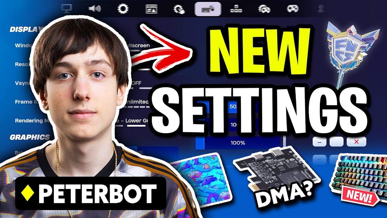 Peterbot Reveals New Fncs Settings рџџ Best Sens Youtube