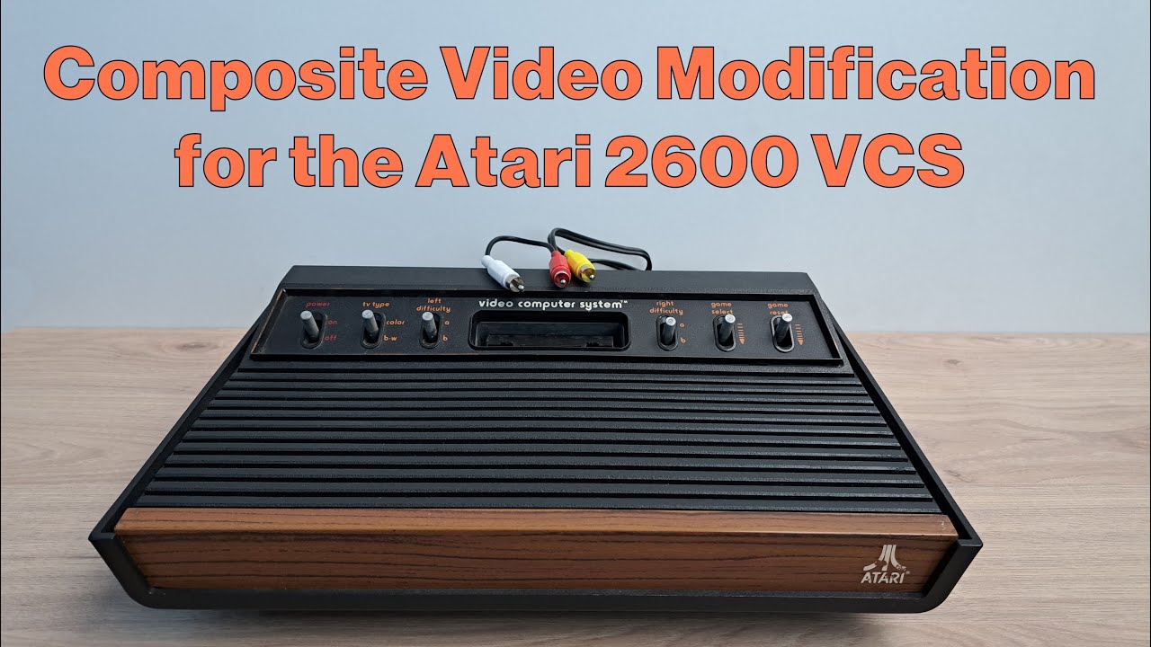 Composite Video Modification For My Atari 2600 Youtube
