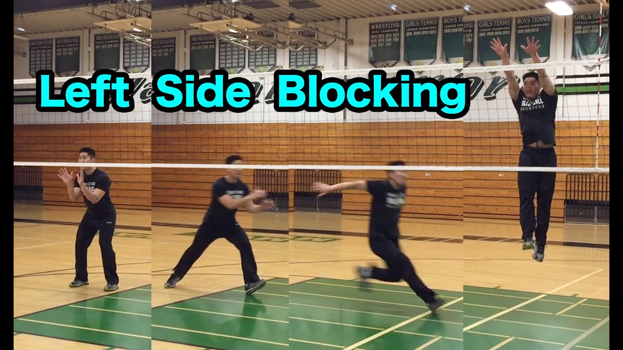Outside Hitter Blocking Technique Part 1 2 How To Block A