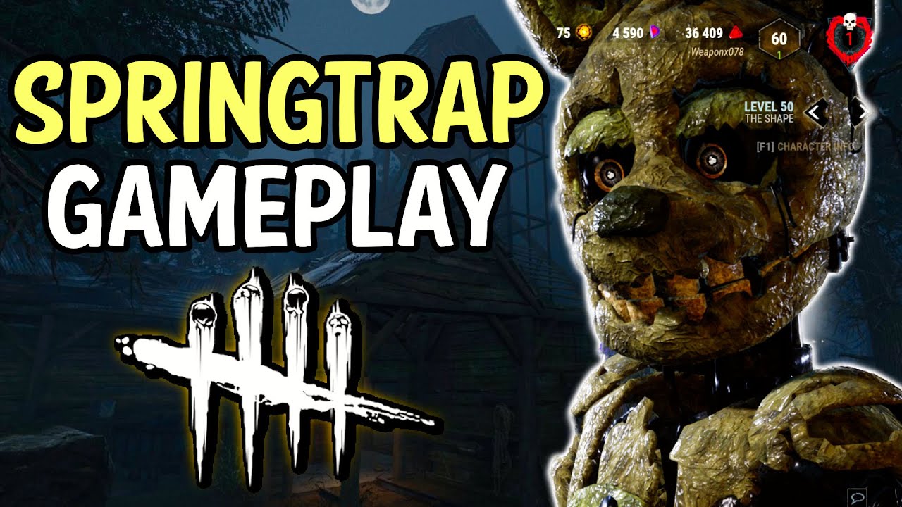 Playing As Springtrap In Dead By Daylight Five Nights At Freddys