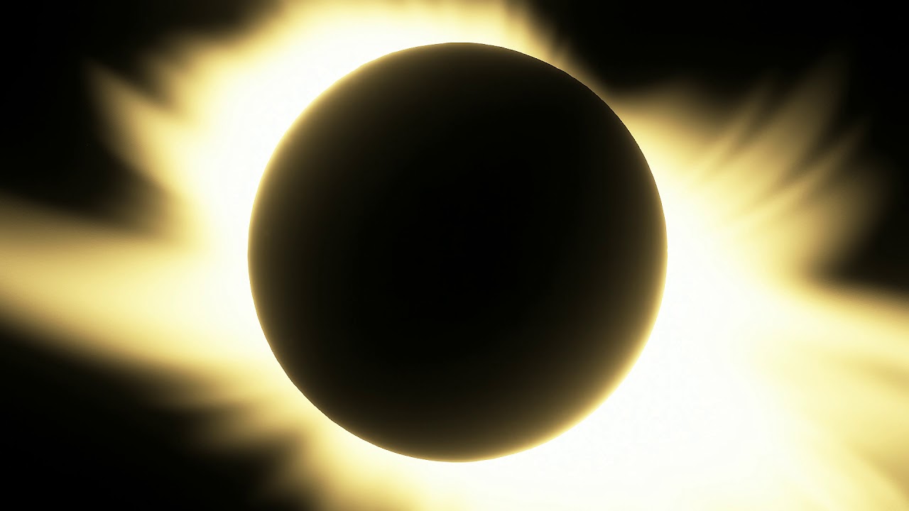 Solar Eclipse 2019 In Space Engine Youtube