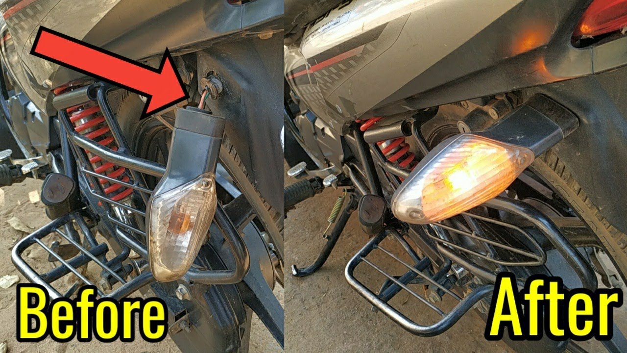 How To Repair Bike Indicator At Home Youtube