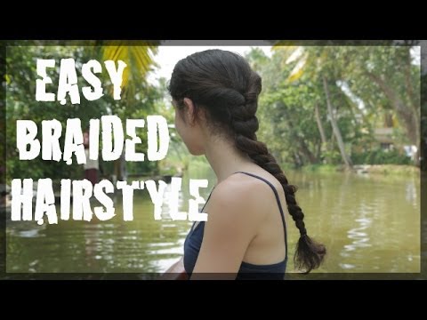 Easy Braided Hairstyle Youtube