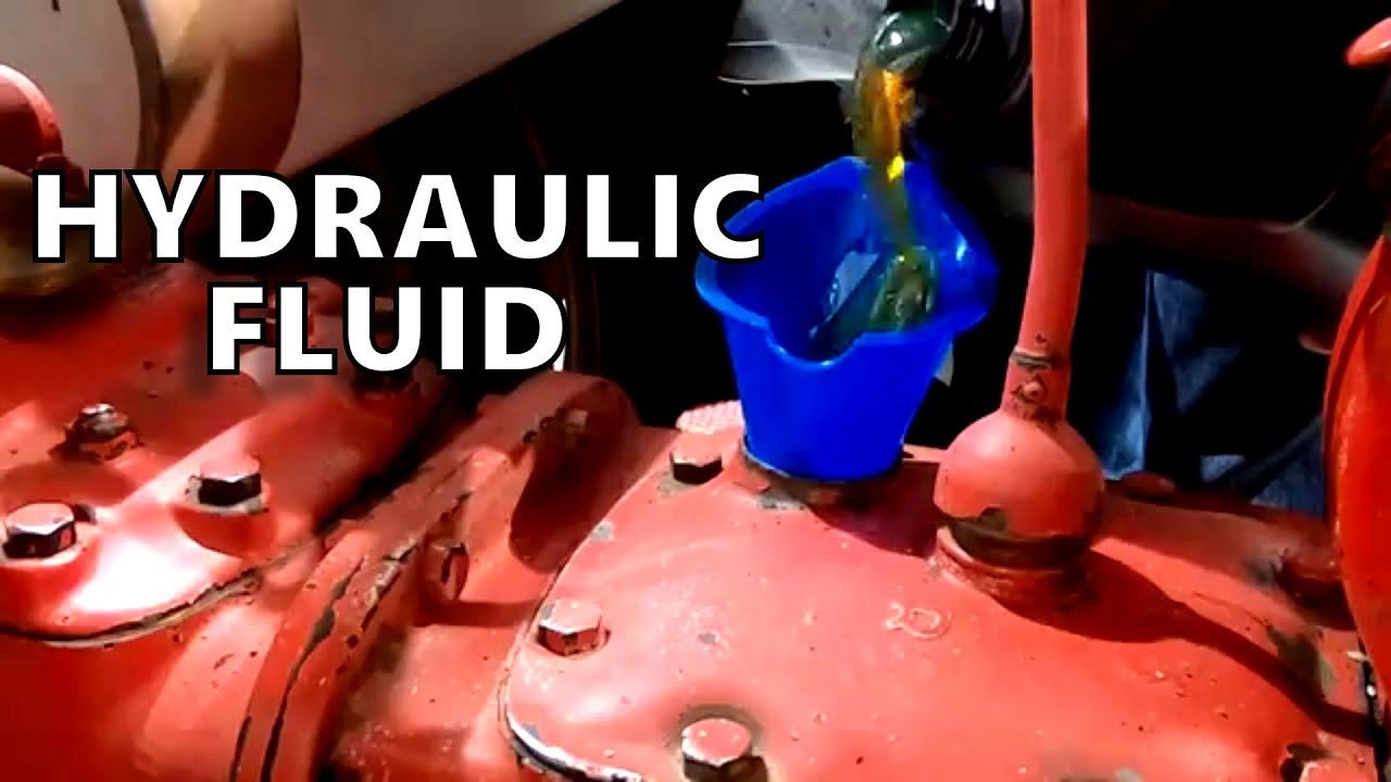 Adding Hydraulic Fluid To An Antique Tractor Youtube