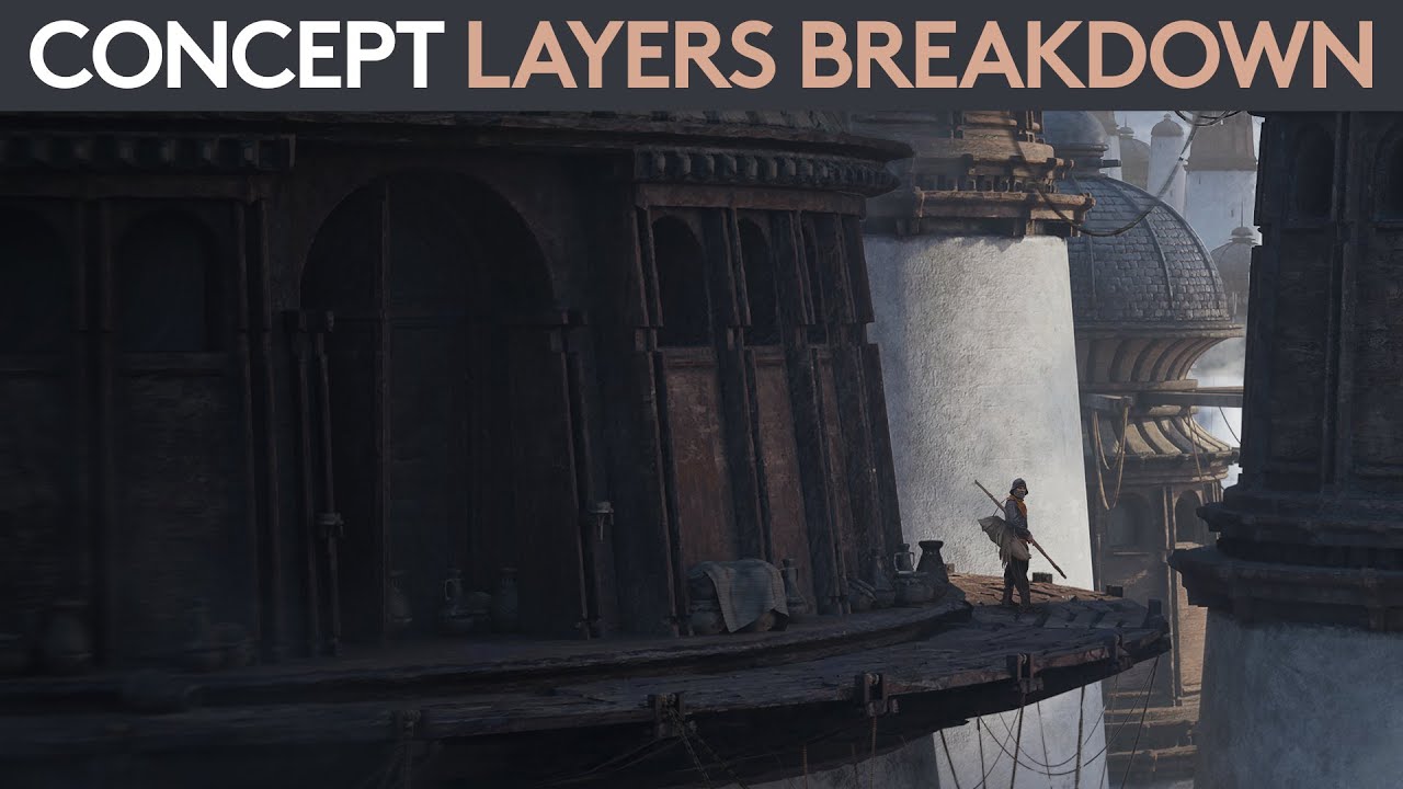 Concept Art Layers Breakdown Early Shift Youtube