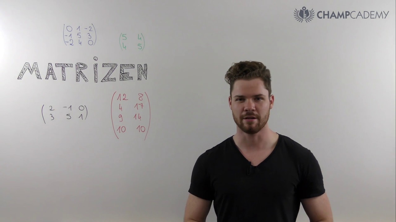 Was Ist Eine Matrix Bedeutung Rechengesetze Beispiele Youtube