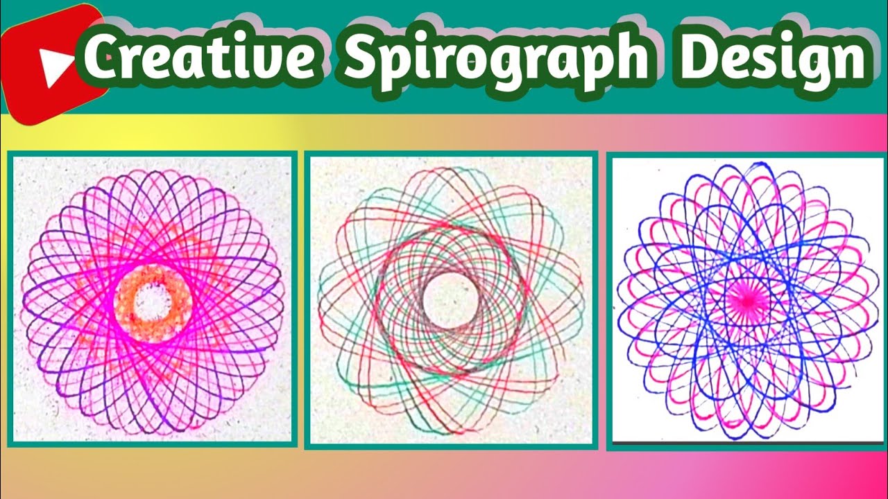 Beautiful Compilation Of Mesmerizing Spirograph Designs Creative