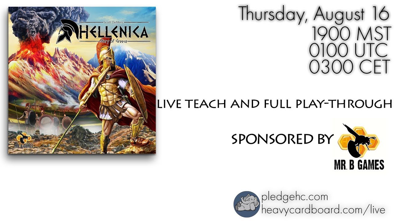 Hellenica 4p Play Through Teaching By Heavy Cardboard Youtube