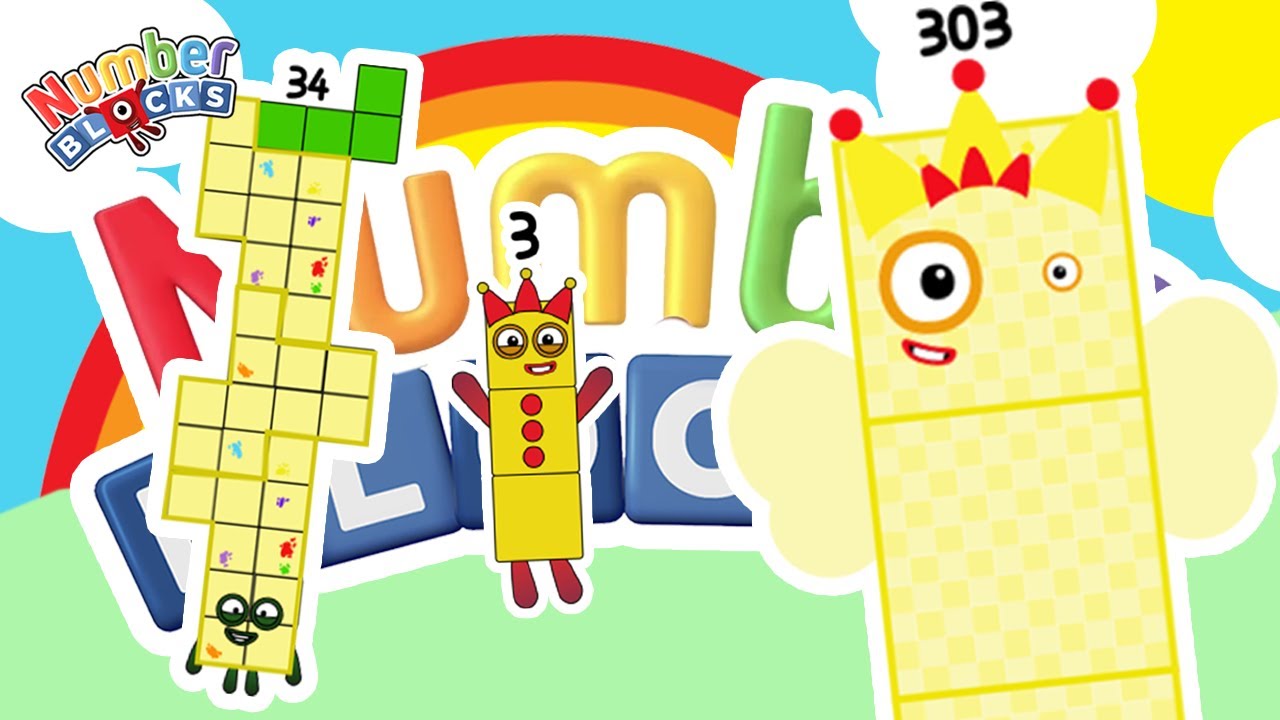 Numberblocks Intro Song Only But Big Family Of Three Youtube