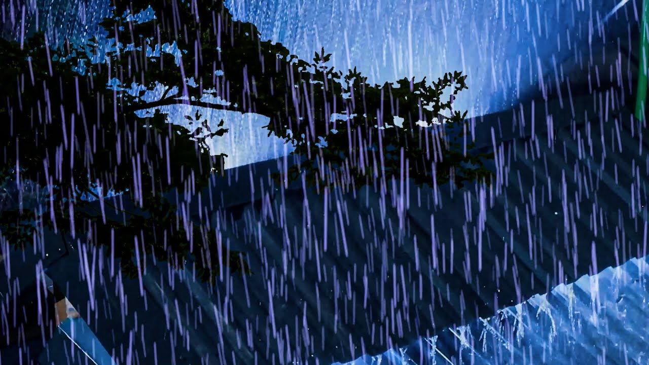 Fall Asleep Fast In Minutes With Torrential Rain On Metal Roof