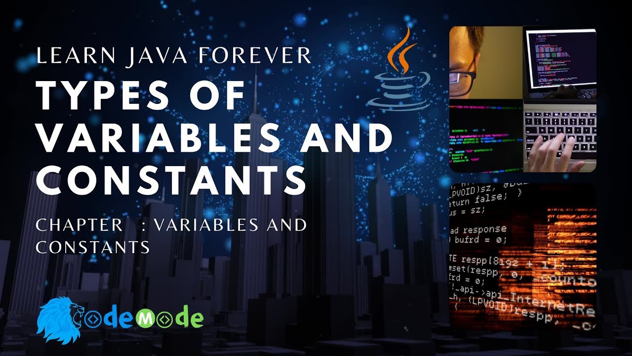 Types Of Variables And Constants In Java Java Programming Youtube